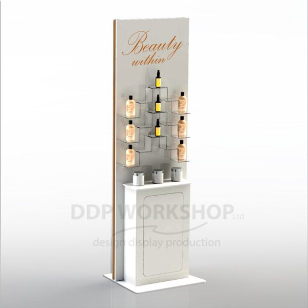Monti Cosmetic Display | Cosmetic Displays - Counter, Floor,and Wall ...