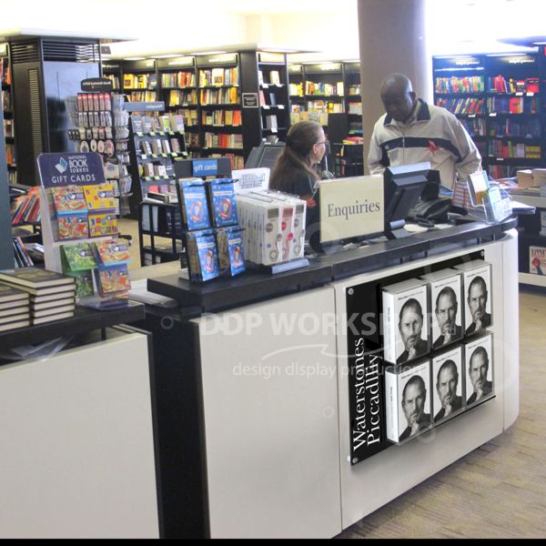 Counter Front Acrylic Book Display Promotional Stand | Book Displays